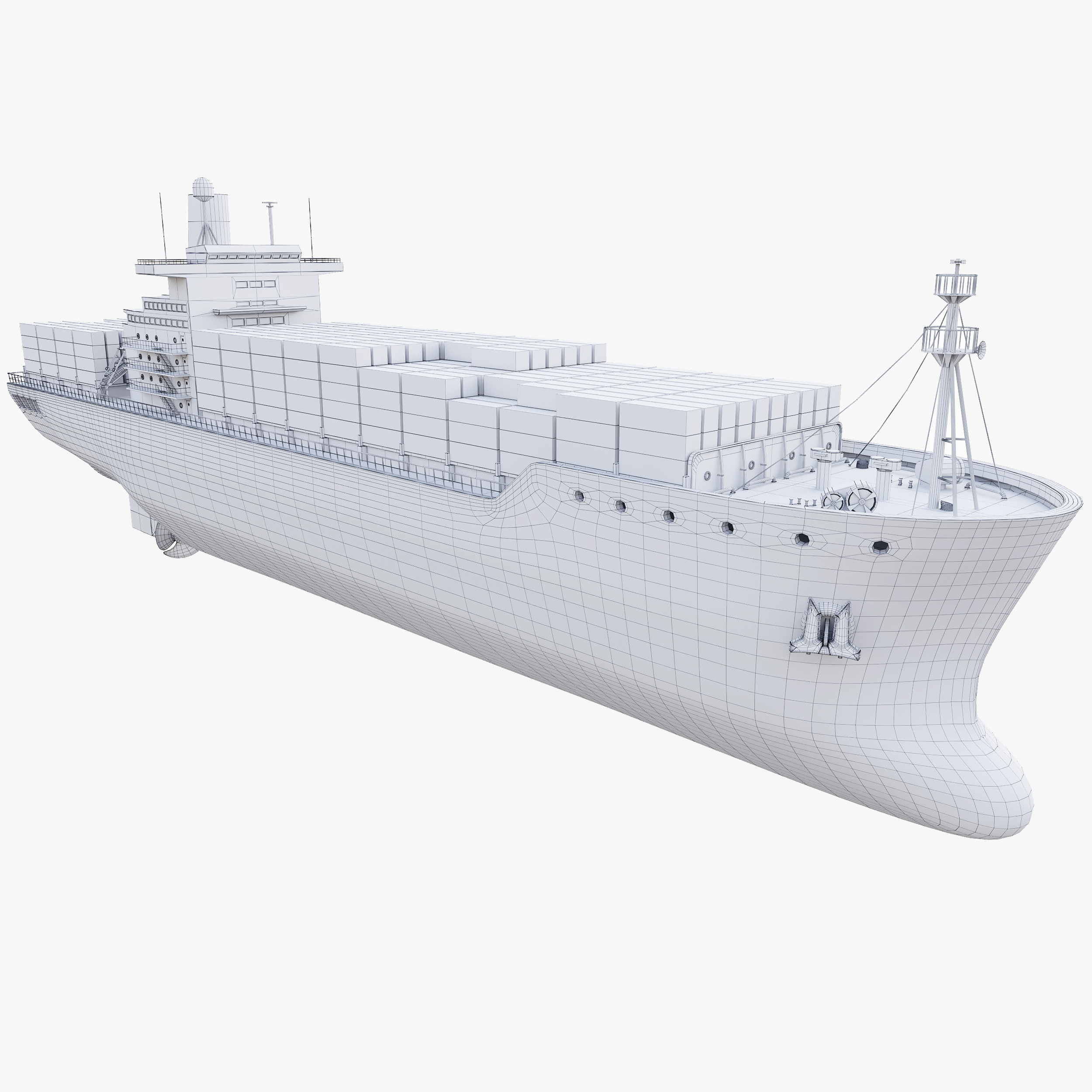 3D container ship model - TurboSquid 1159396