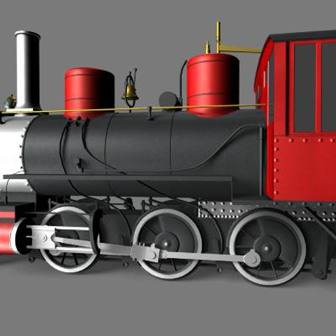 Modeled Steam Engine 3d Model