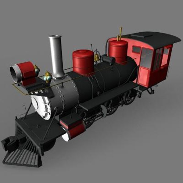 modeled steam engine 3d model