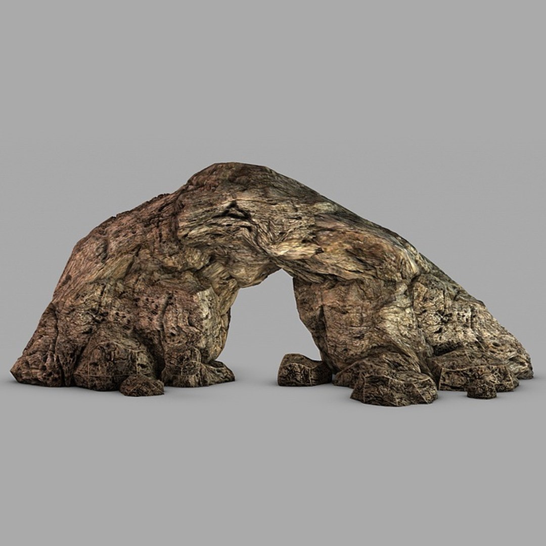 3ds Max Cave Entrance