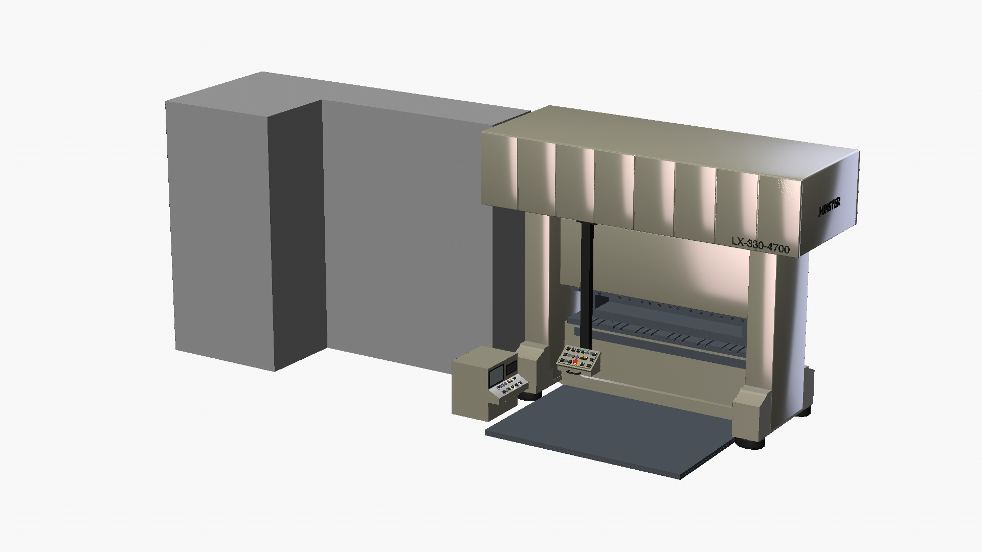 3D Straight Side Press Model - TurboSquid 2106516