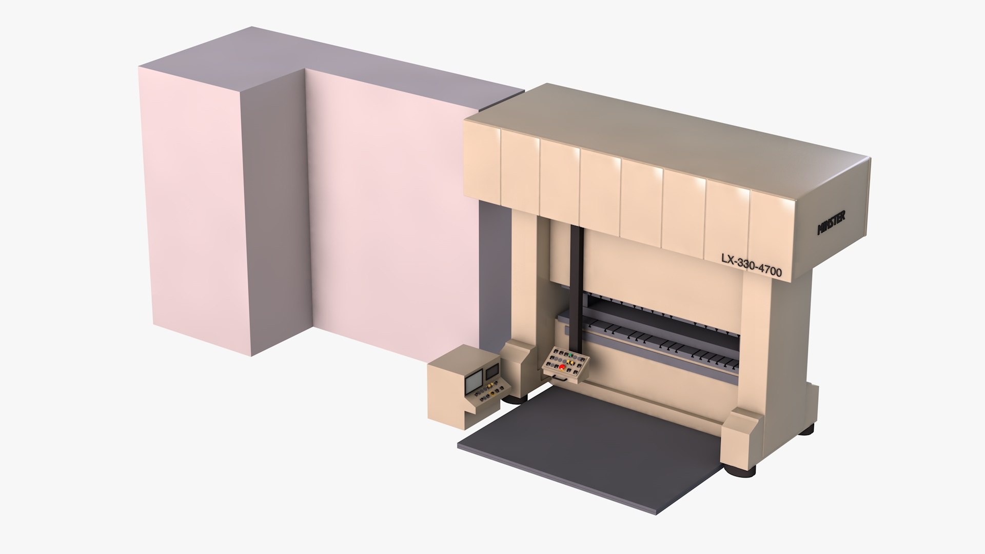 3D Straight Side Press Model - TurboSquid 2106516