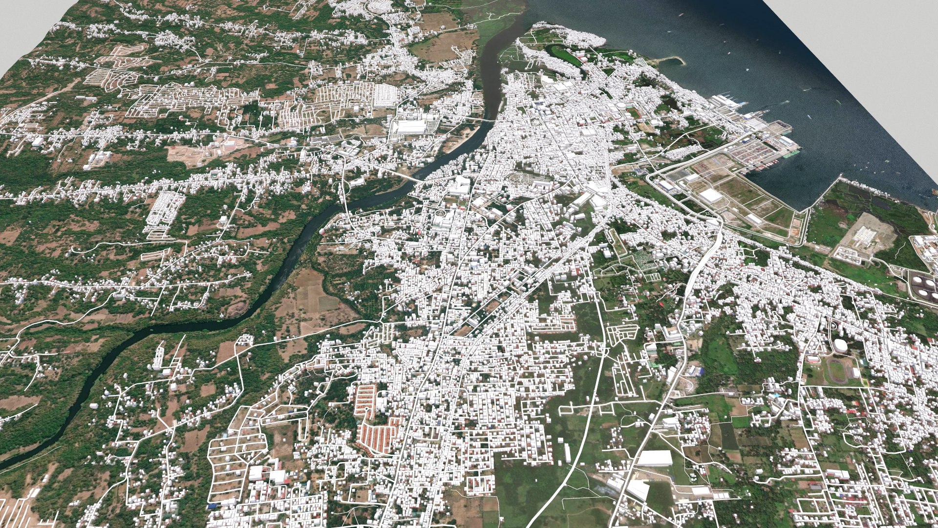 Cityscape Batangas Philippines 3D Model - TurboSquid 2072708
