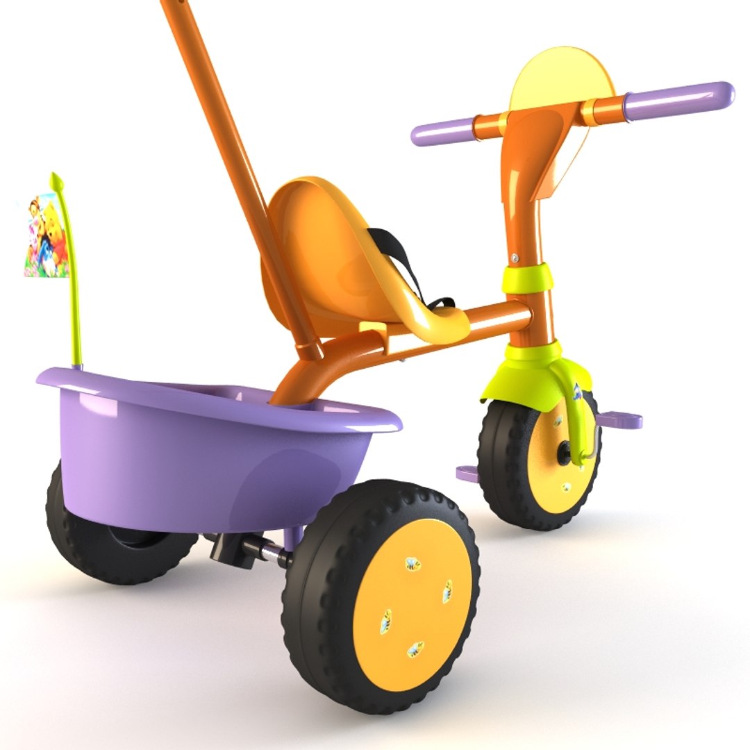 3d model children tricycles