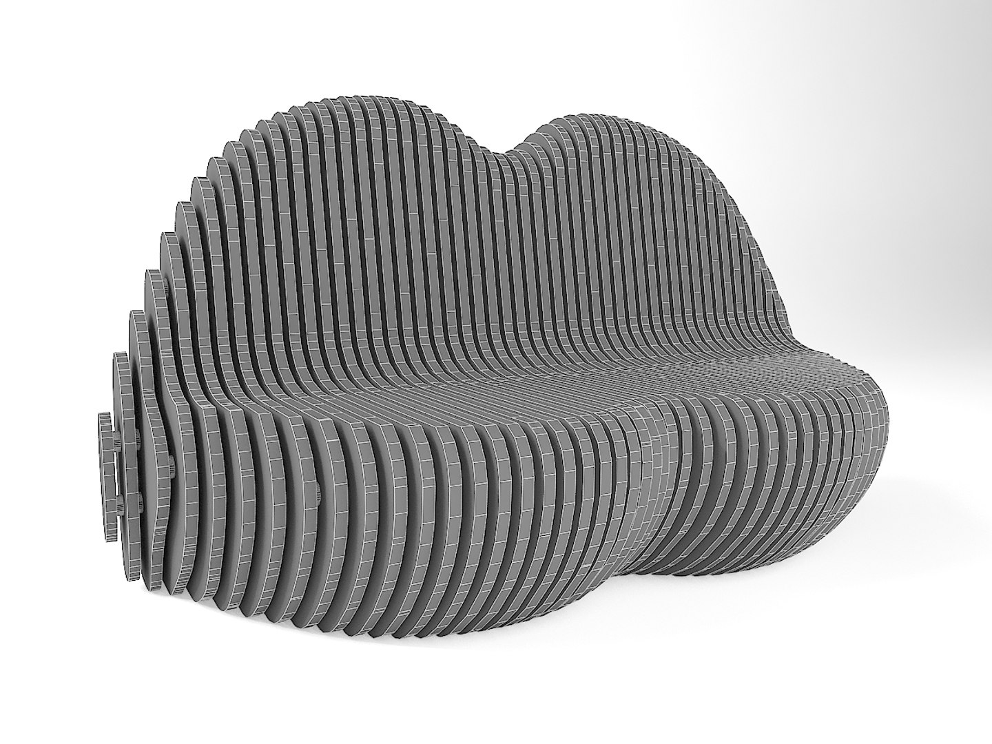 Parametric Bench Lips Model - TurboSquid 1479192