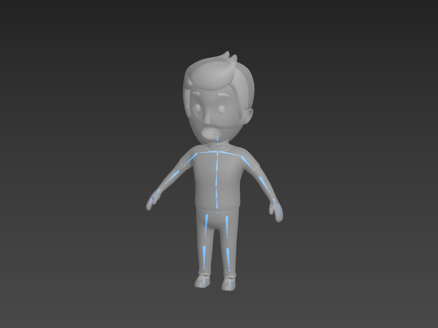 3D Cartoon Male Character Rigged 004 - TurboSquid 2368776