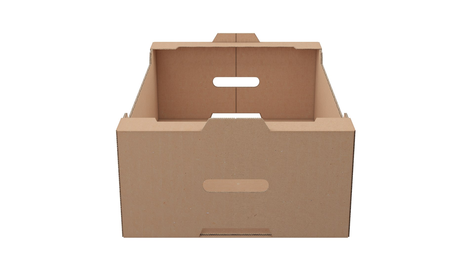 3D cardboard box model - TurboSquid 1664281