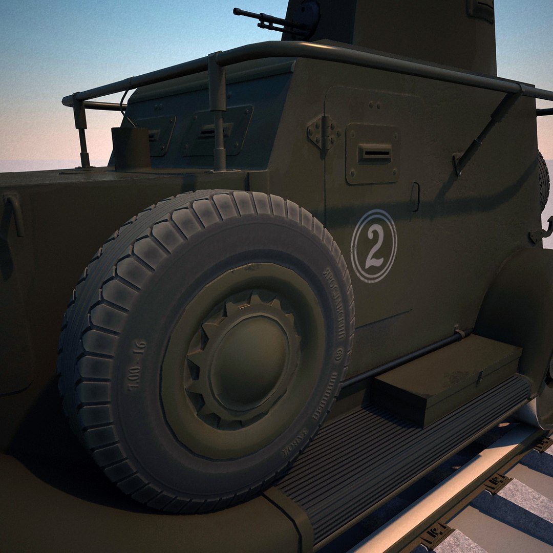 3d Armored Car Ba-20m Zhd Model