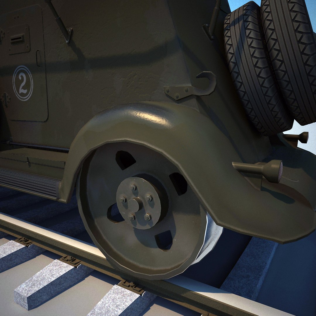 3d Armored Car Ba-20m Zhd Model