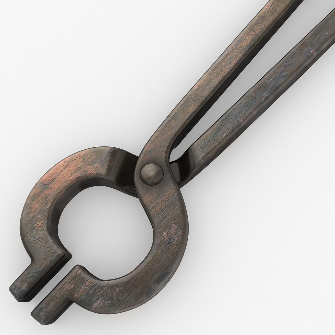 3d Blacksmith Tool Old Set