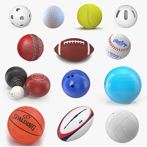 3d model balls