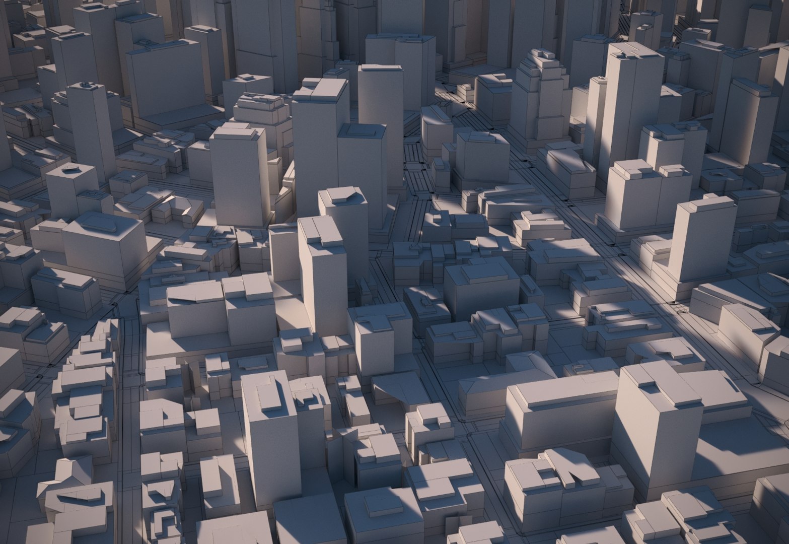 3D City Model - TurboSquid 1410356