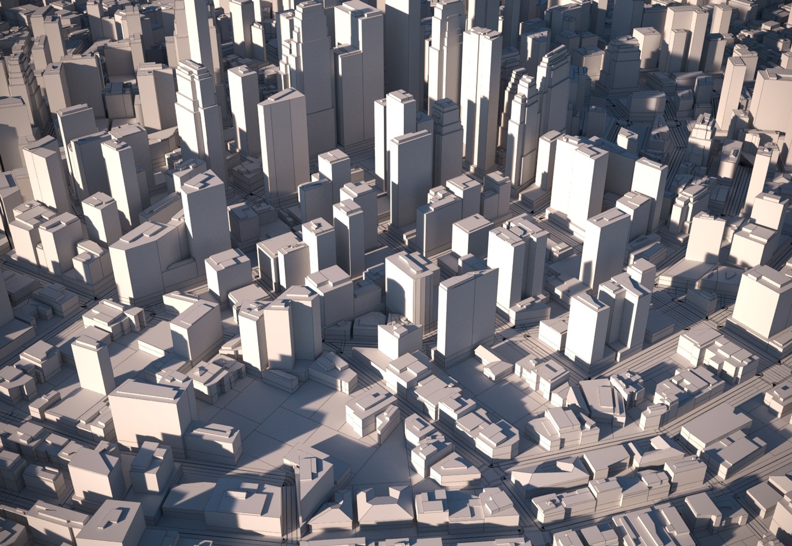 3D City Model - TurboSquid 1410356