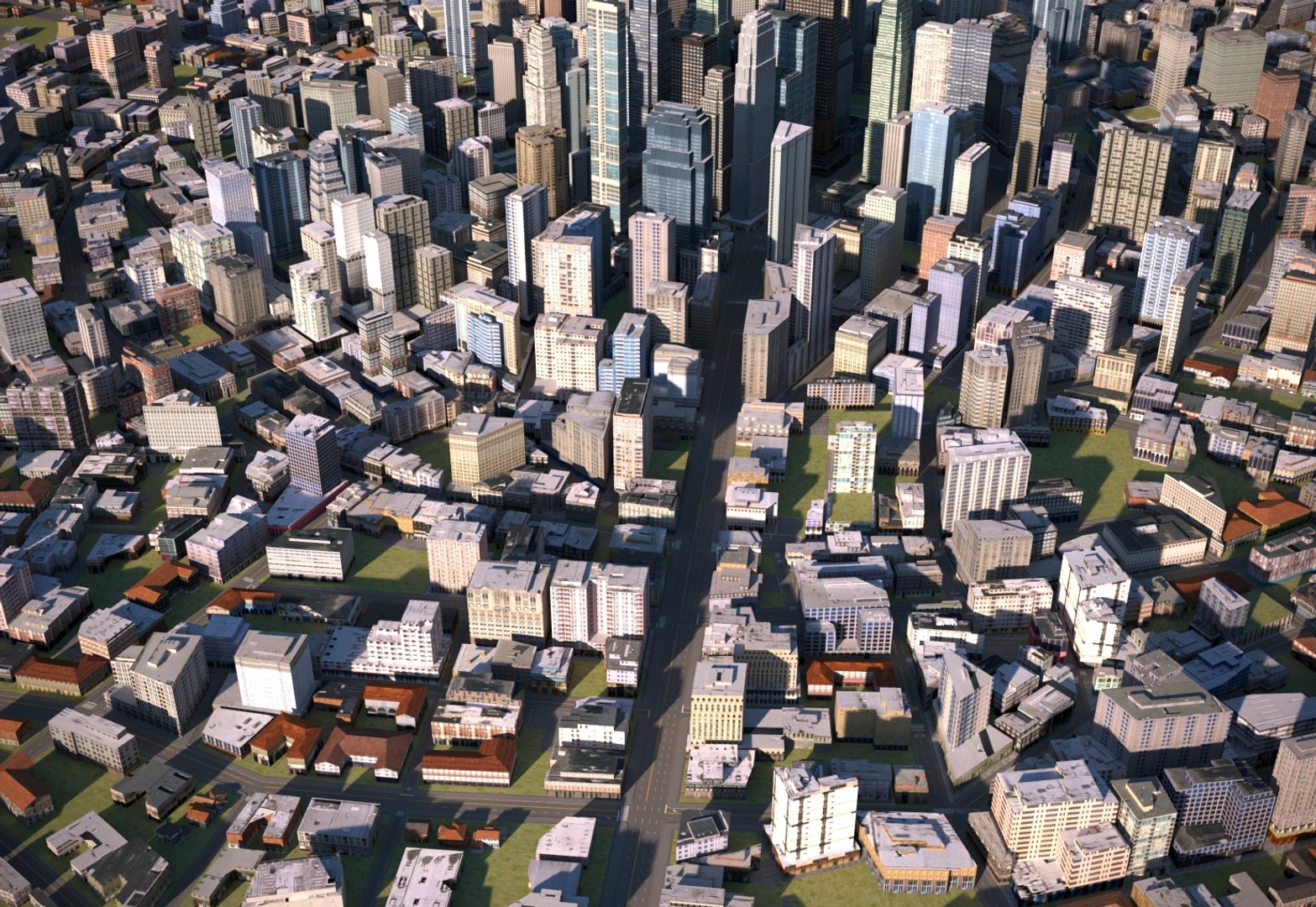 3D City Model - TurboSquid 1410356