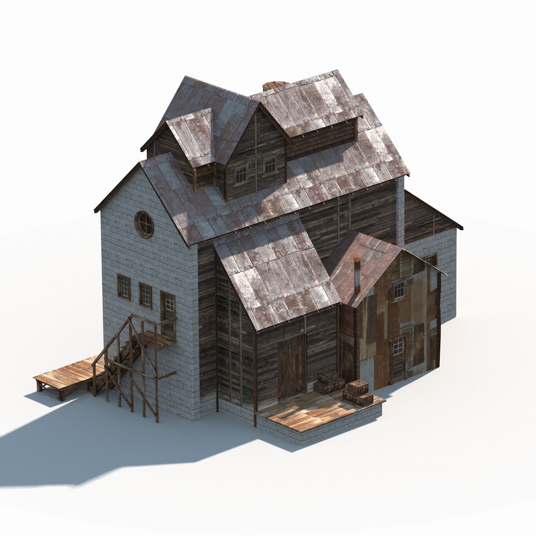 3D Model Building Pbr - TurboSquid 1246548