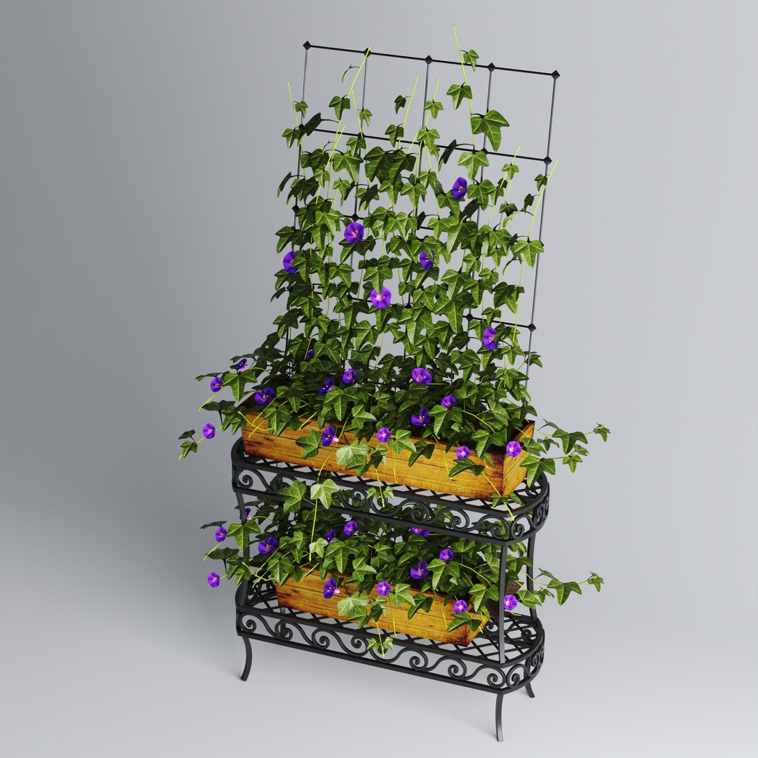 Indoor Plant Flower In A Pot 3D Model Model - TurboSquid 2198197