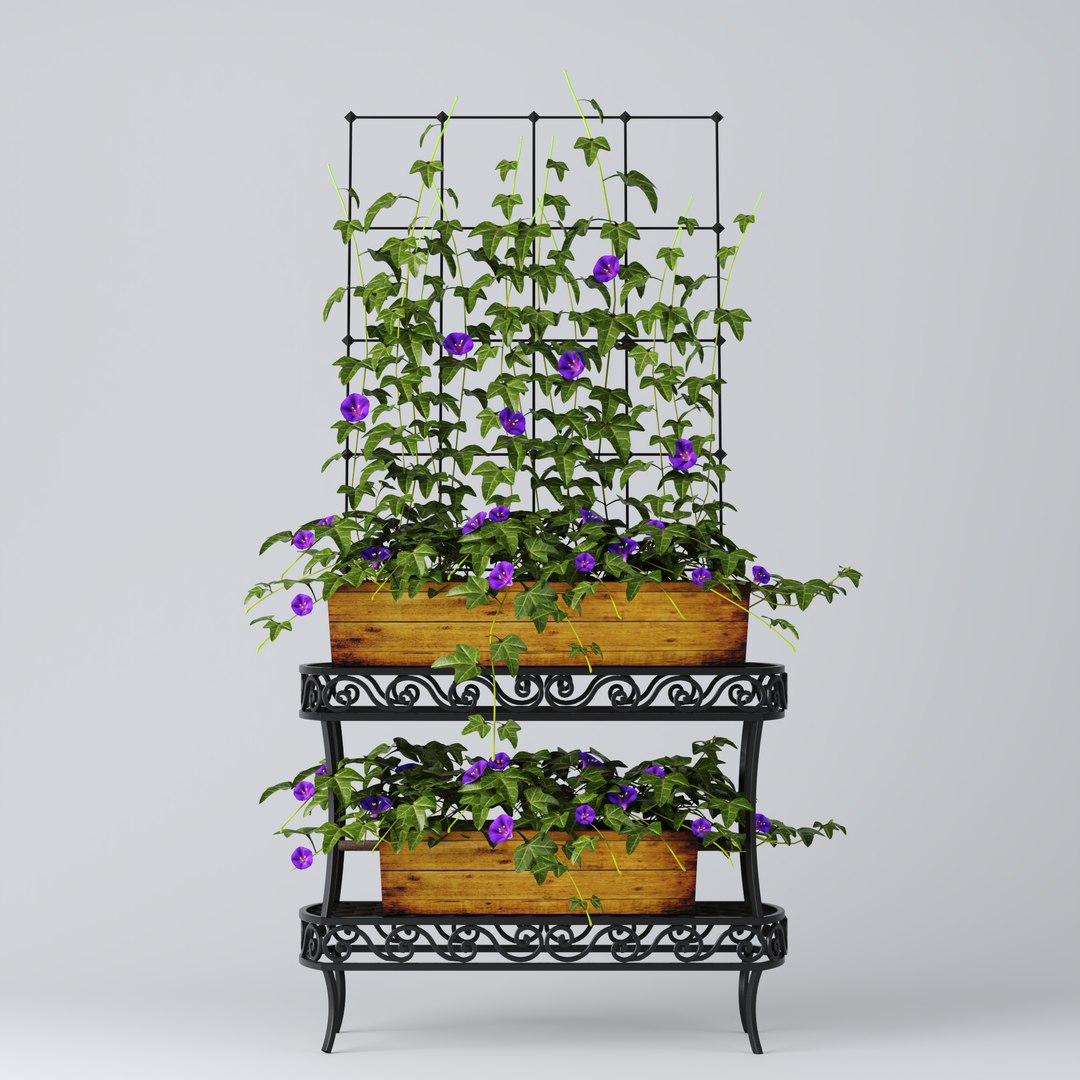 Indoor Plant Flower In A Pot 3D Model Model - TurboSquid 2198197