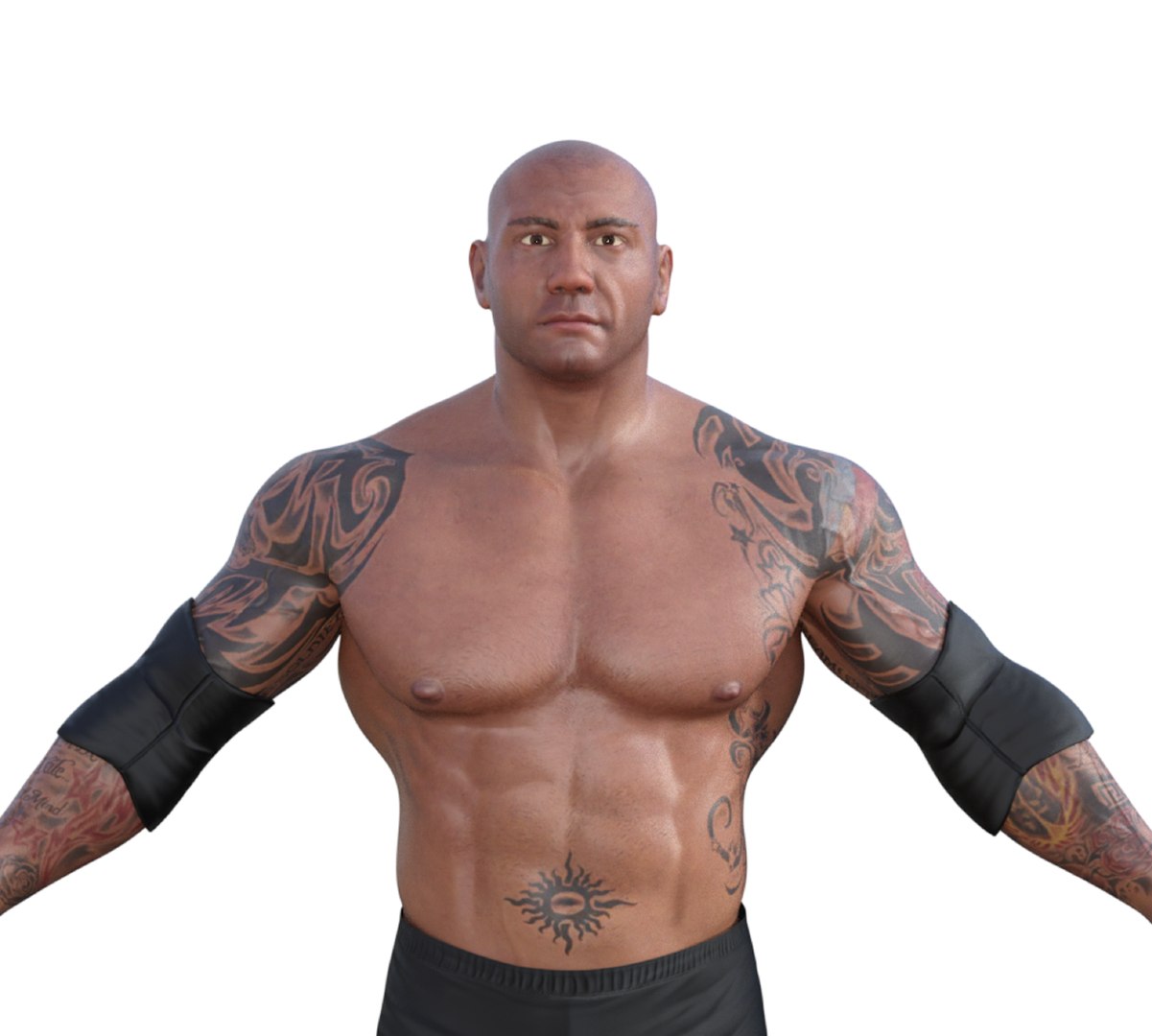 modelo 3d Dave Batista Realistic Character - TurboSquid 2030431