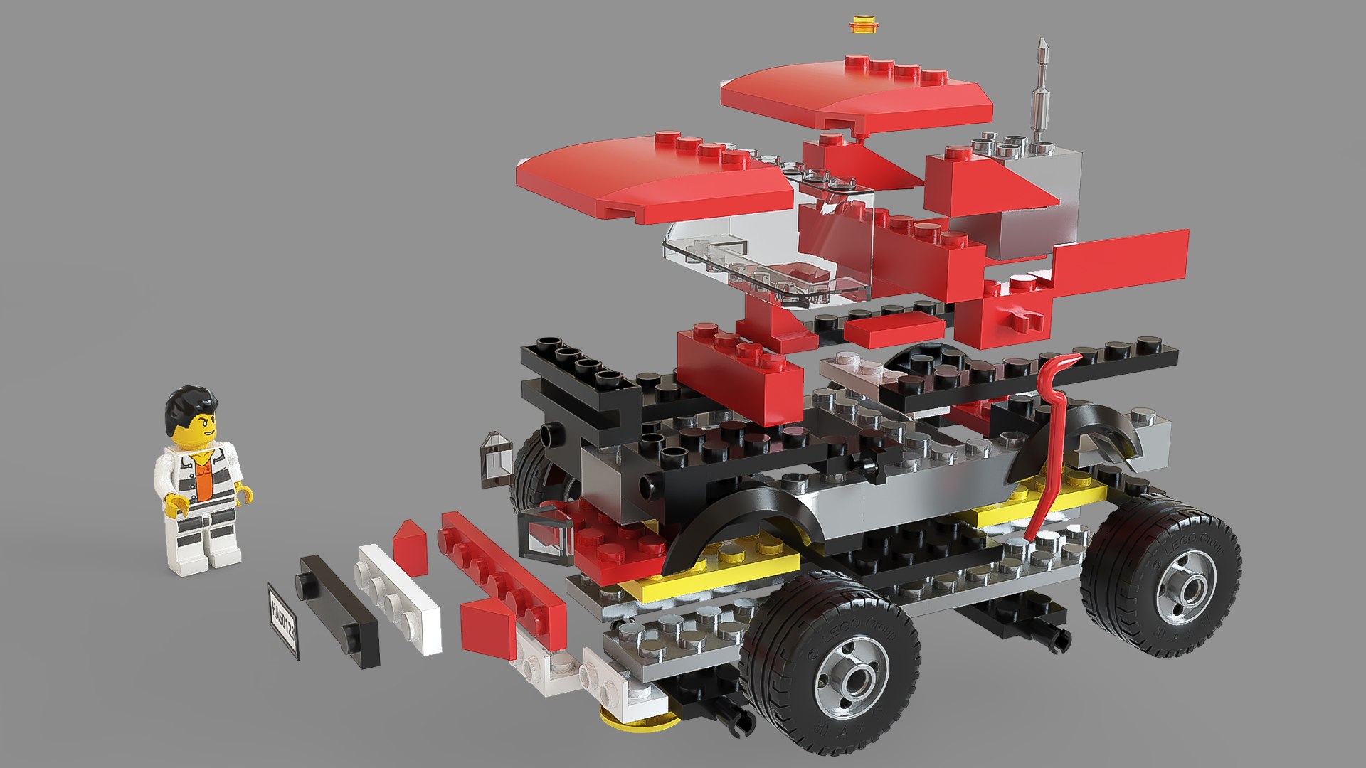 3D Lego PURSUIT - TurboSquid 1941867
