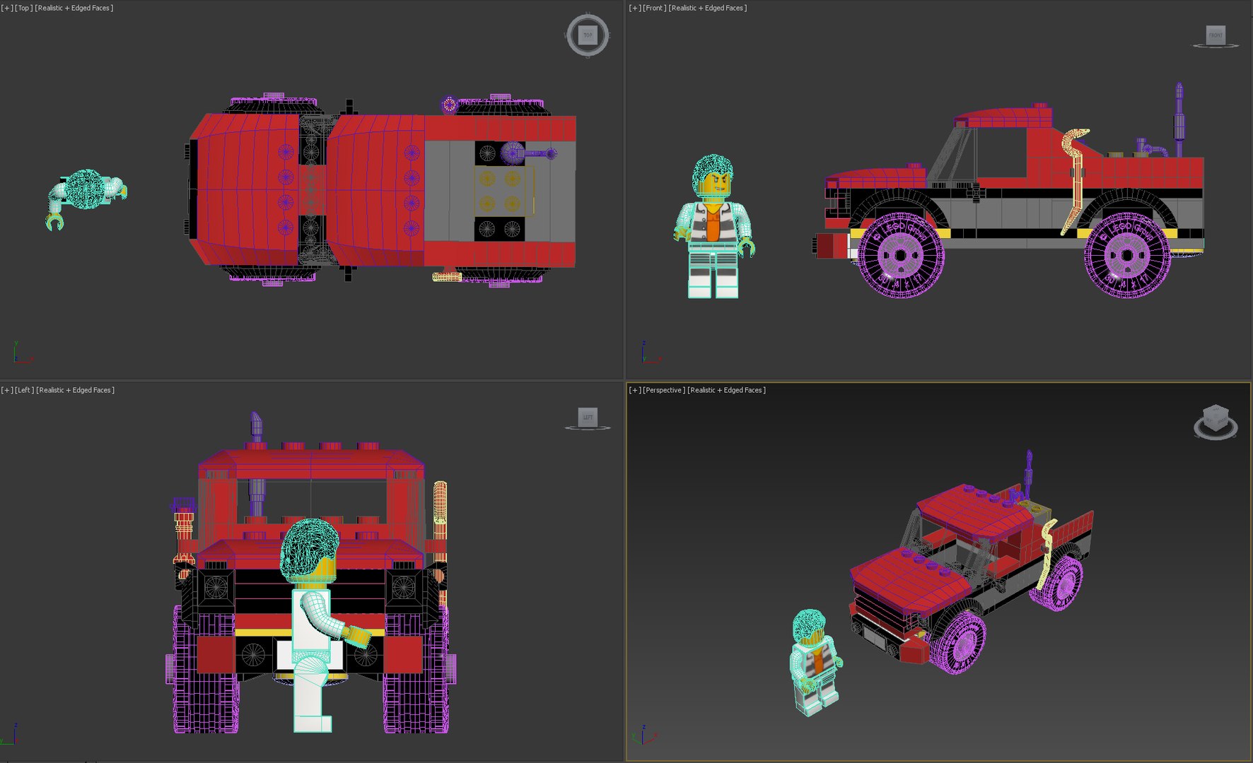 3D Lego PURSUIT - TurboSquid 1941867