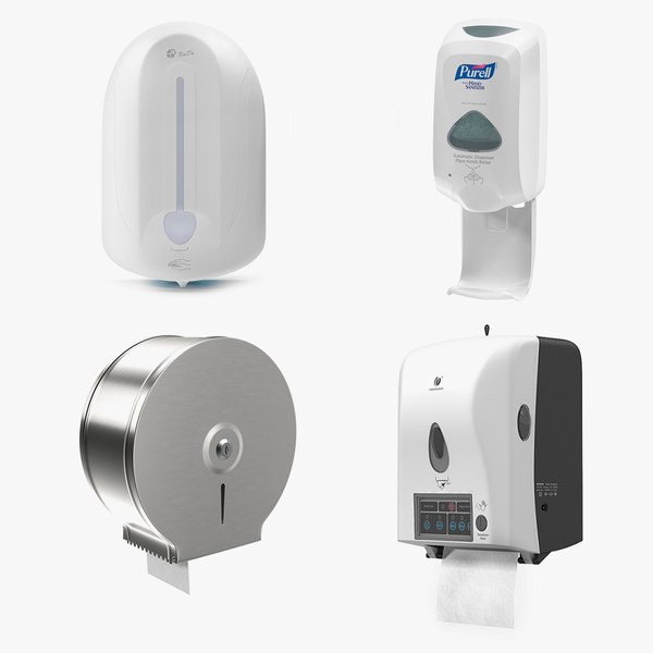 3D hand sanitizer dispenser model - TurboSquid 1262693