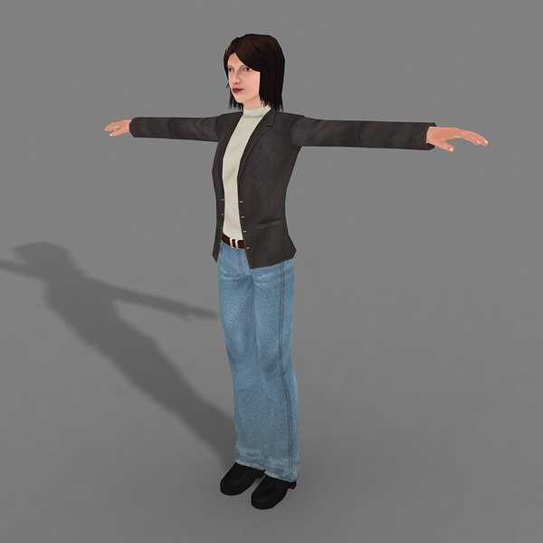 female character 3d max
