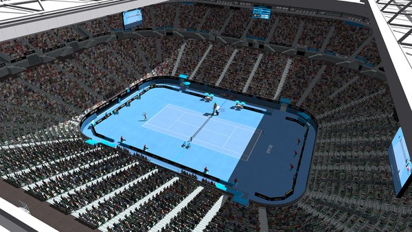 3D rod laver arena stadium - TurboSquid 1432460