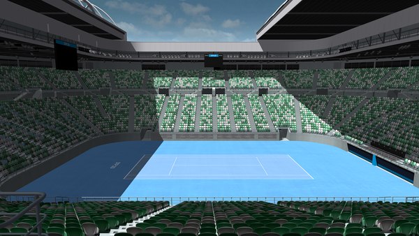 3D rod laver arena stadium - TurboSquid 1432460