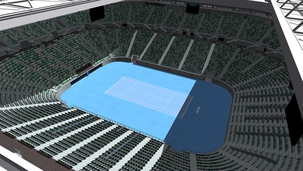 3D rod laver arena stadium - TurboSquid 1432460