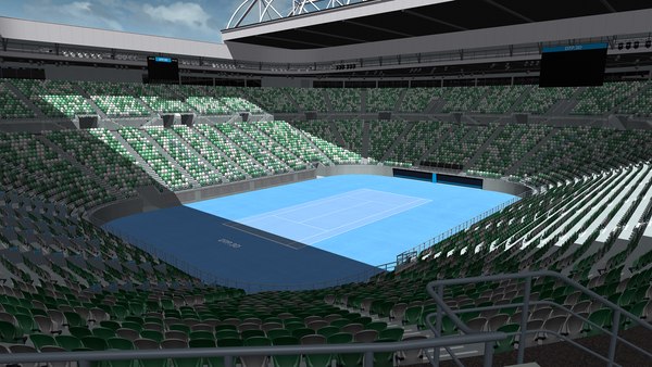 3D rod laver arena stadium - TurboSquid 1432460