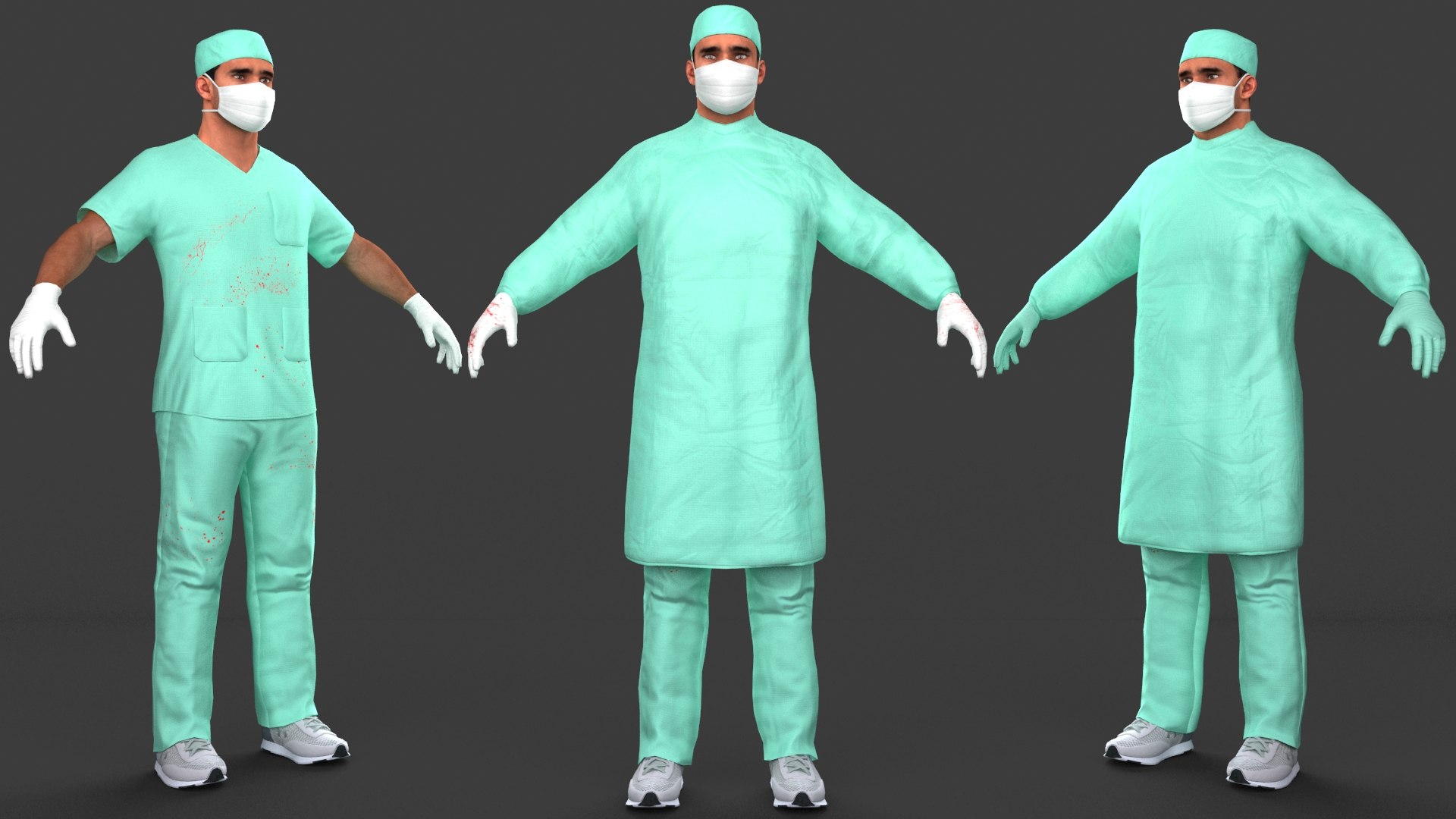 3D Surgeon 4K Rigged - TurboSquid 1808192
