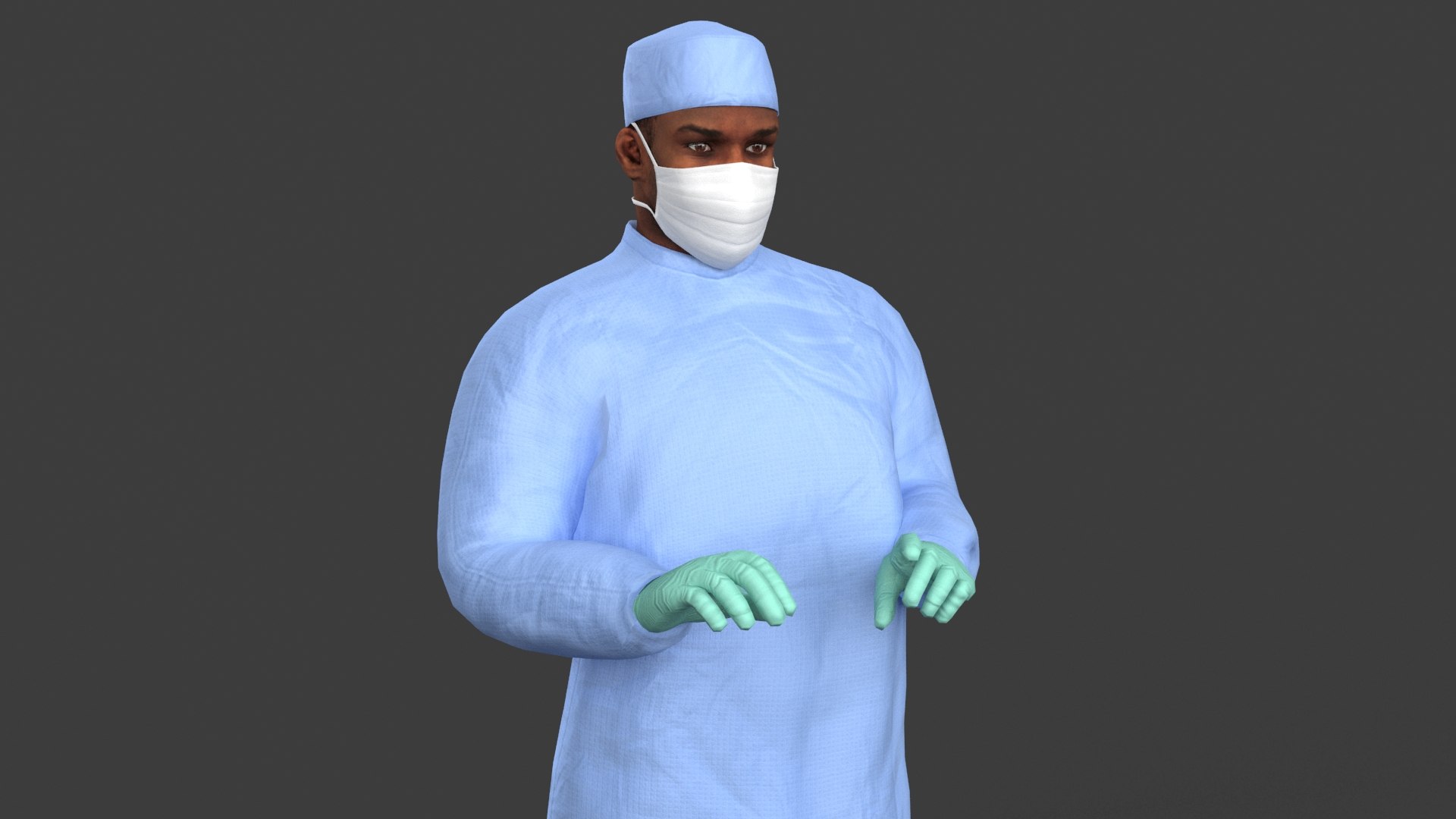 3D Surgeon 4K Rigged - TurboSquid 1808192