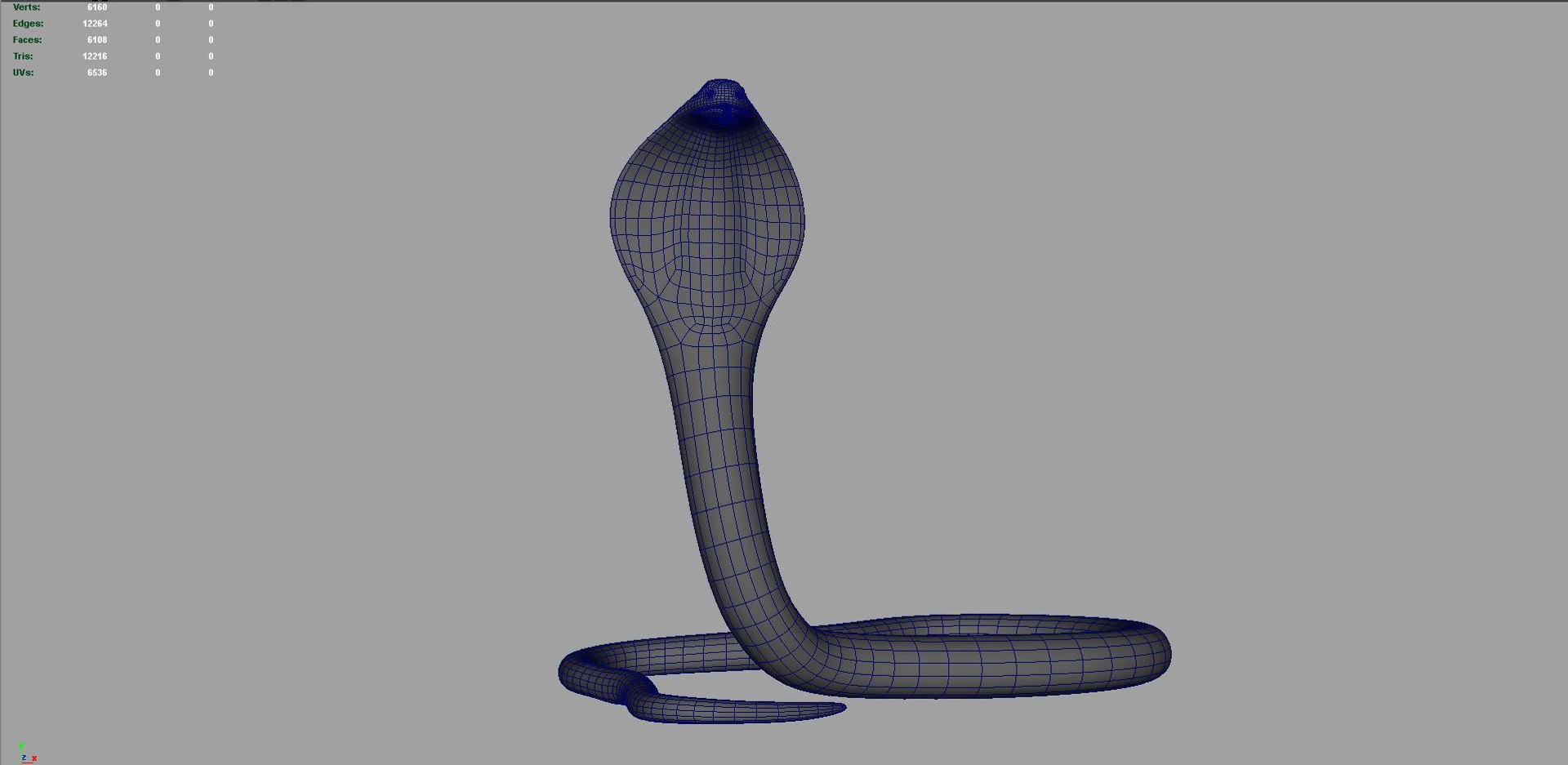 3d naga snakes
