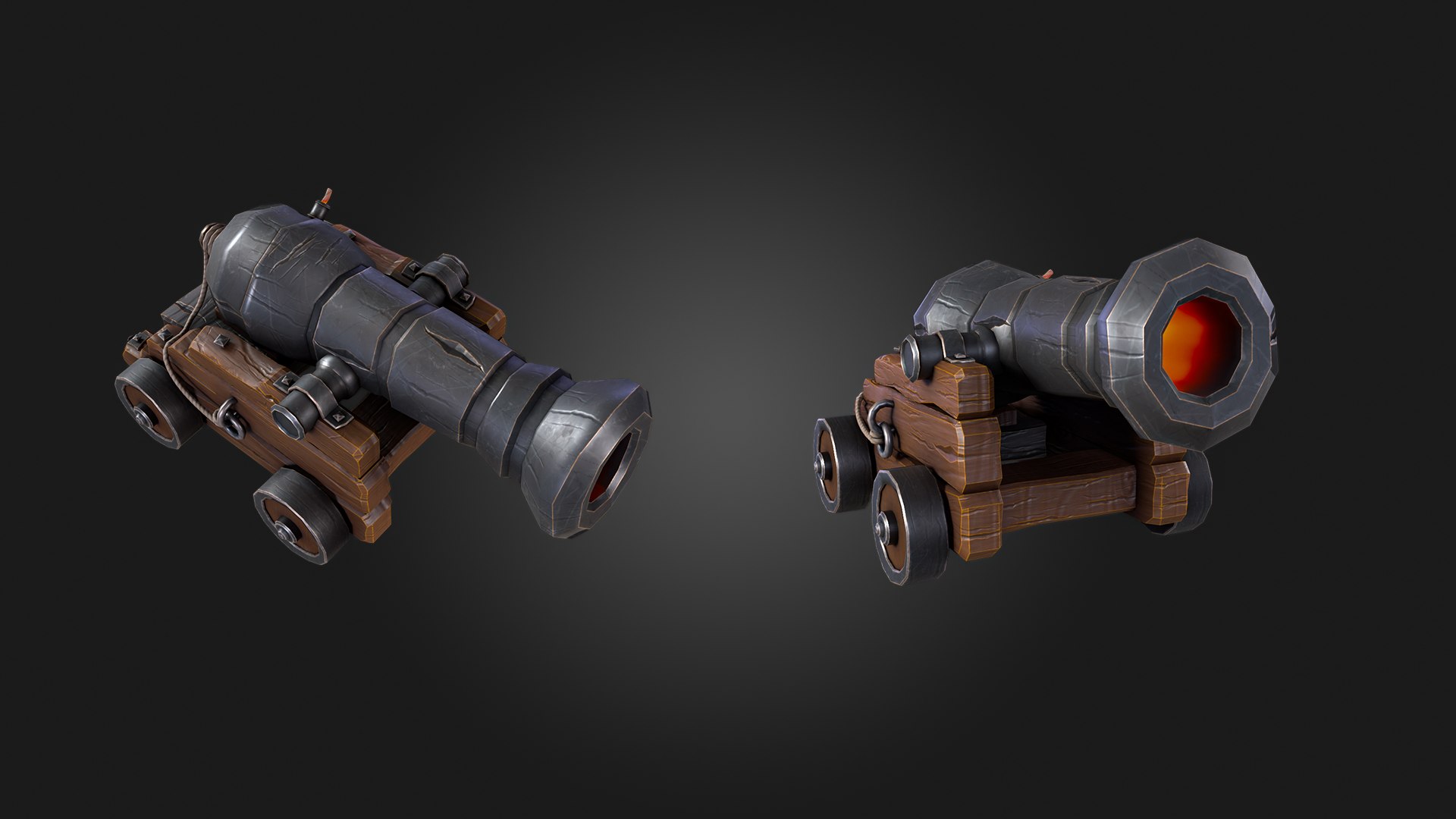 3D Cannon - TurboSquid 2279172