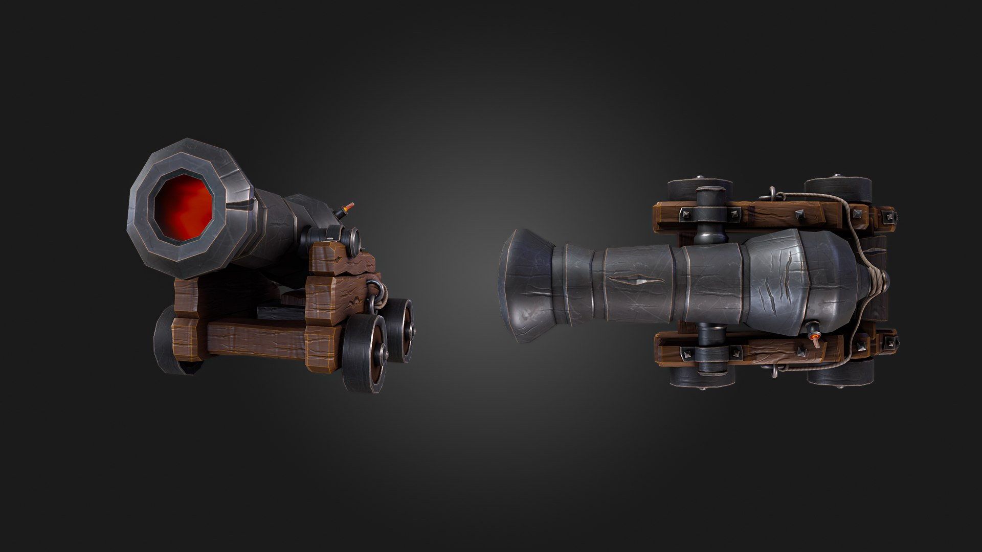 3D Cannon - TurboSquid 2279172