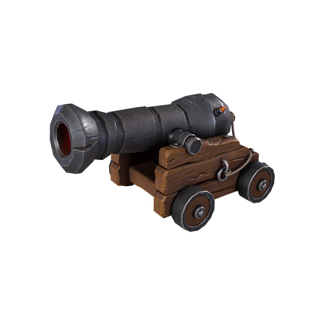 3D Cannon - TurboSquid 2279172