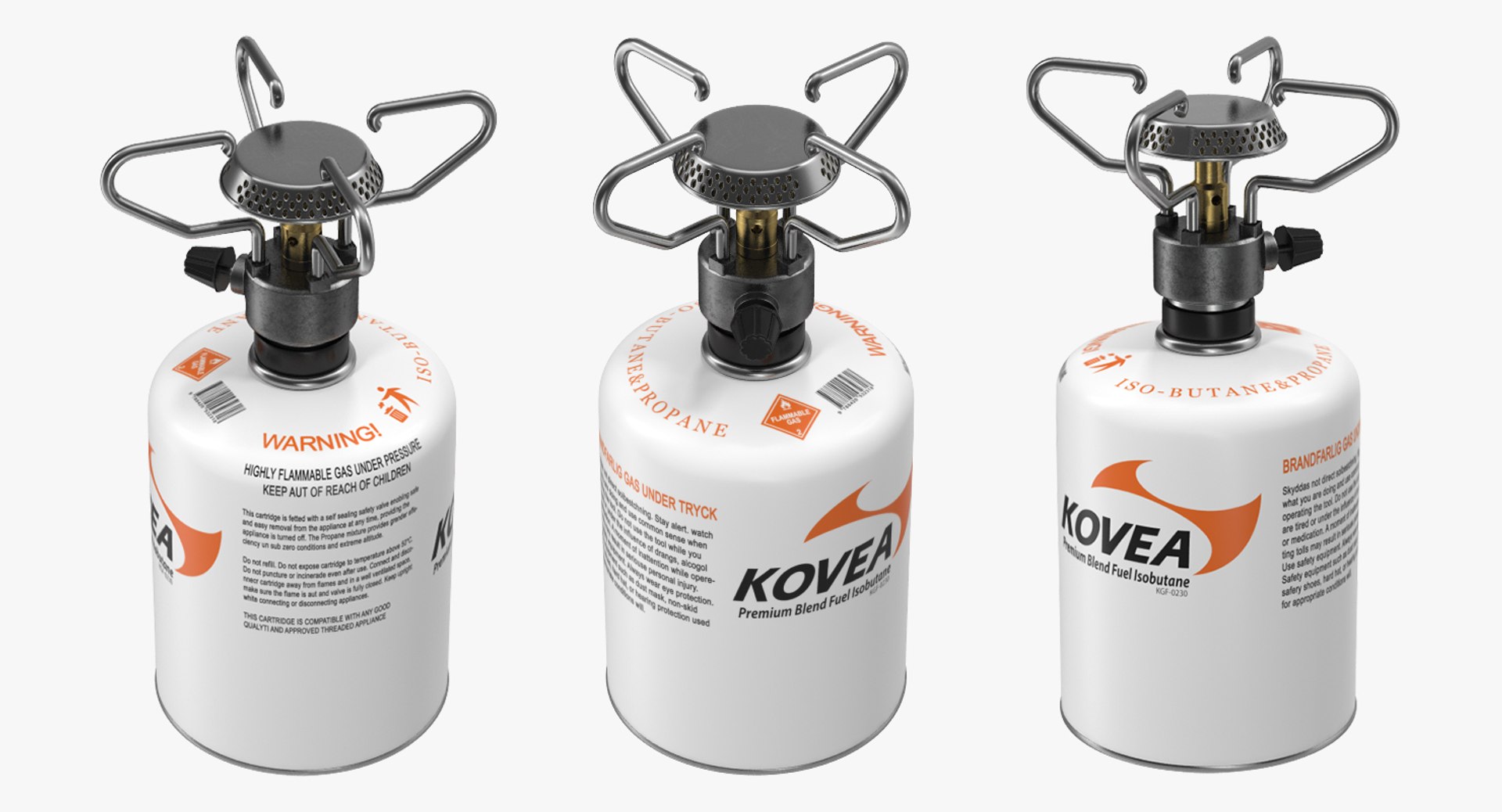 3d Gas Cylinder Camping Stove