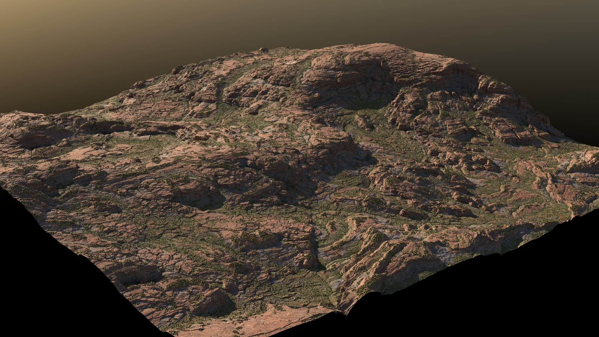 Arid Landscape 3D Model - TurboSquid 2033643