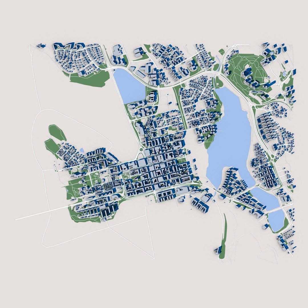 Lulea City Sweden 3D Model - TurboSquid 2412629