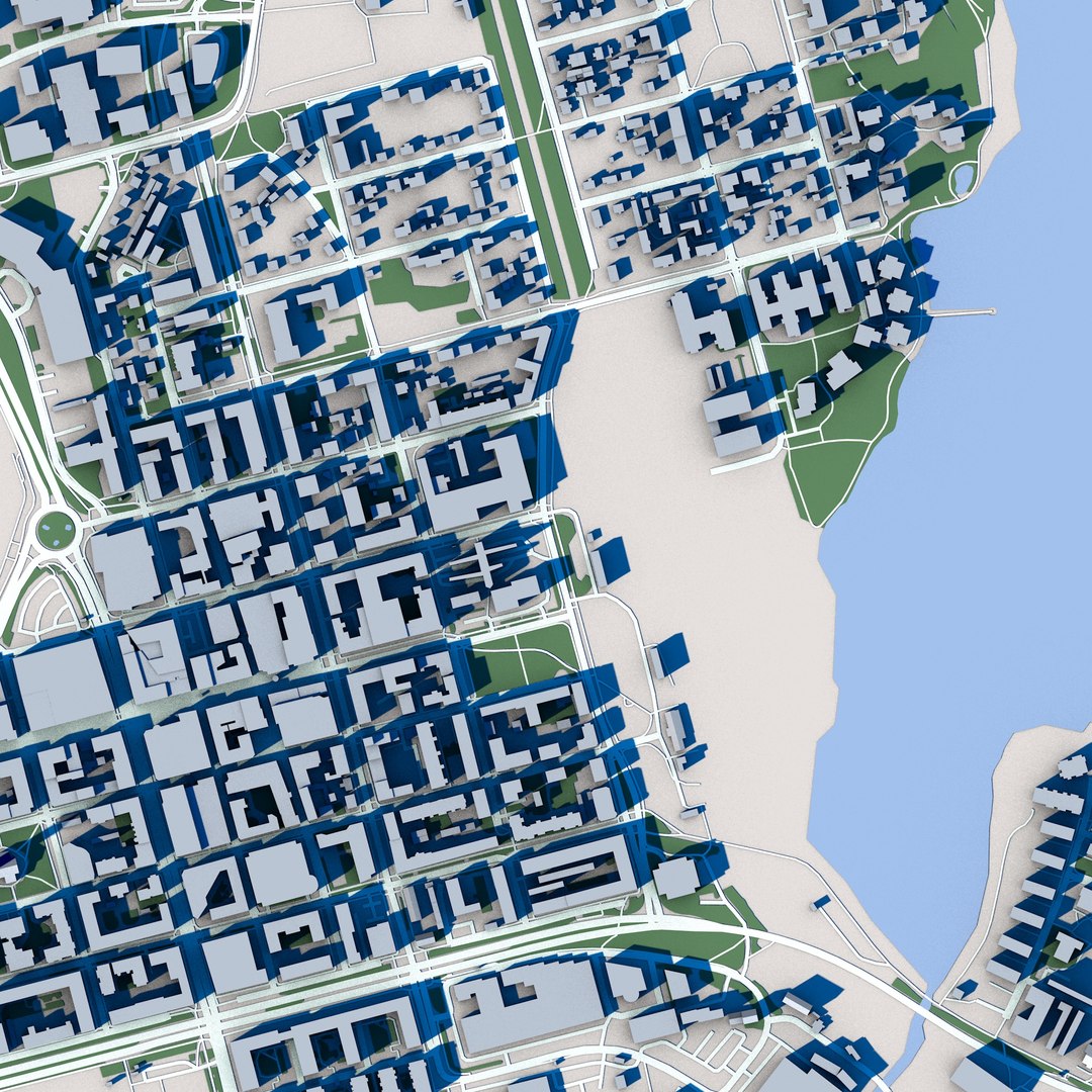 Lulea City Sweden 3D Model - TurboSquid 2412629