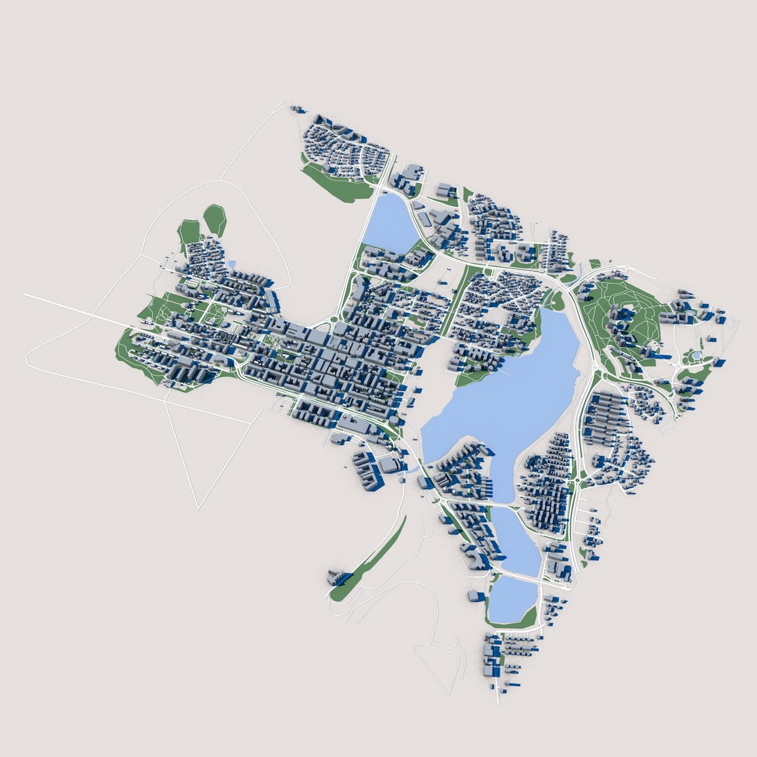Lulea City Sweden 3D Model - TurboSquid 2412629