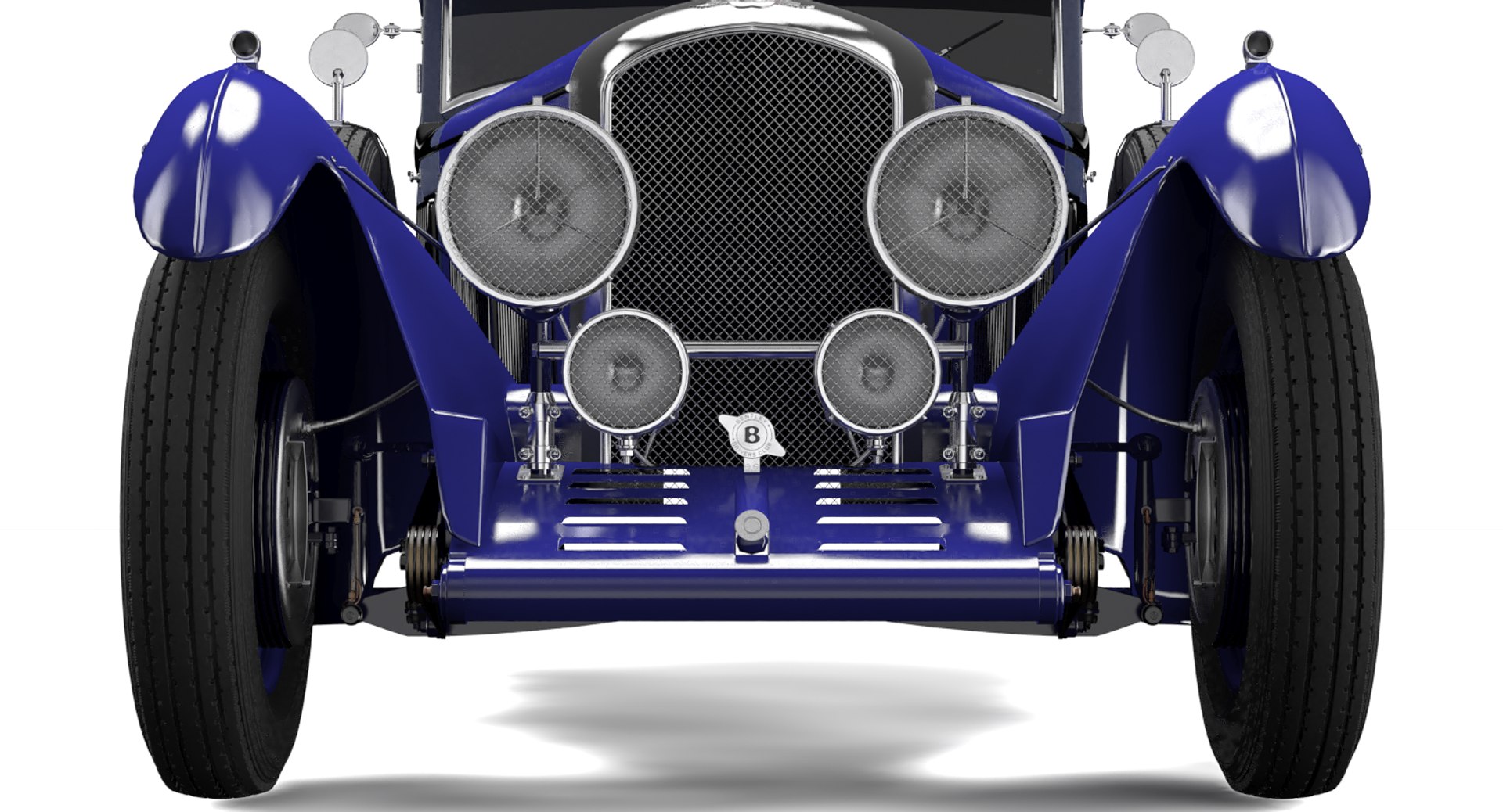 3D Bentley Blue Train - TurboSquid 1154161