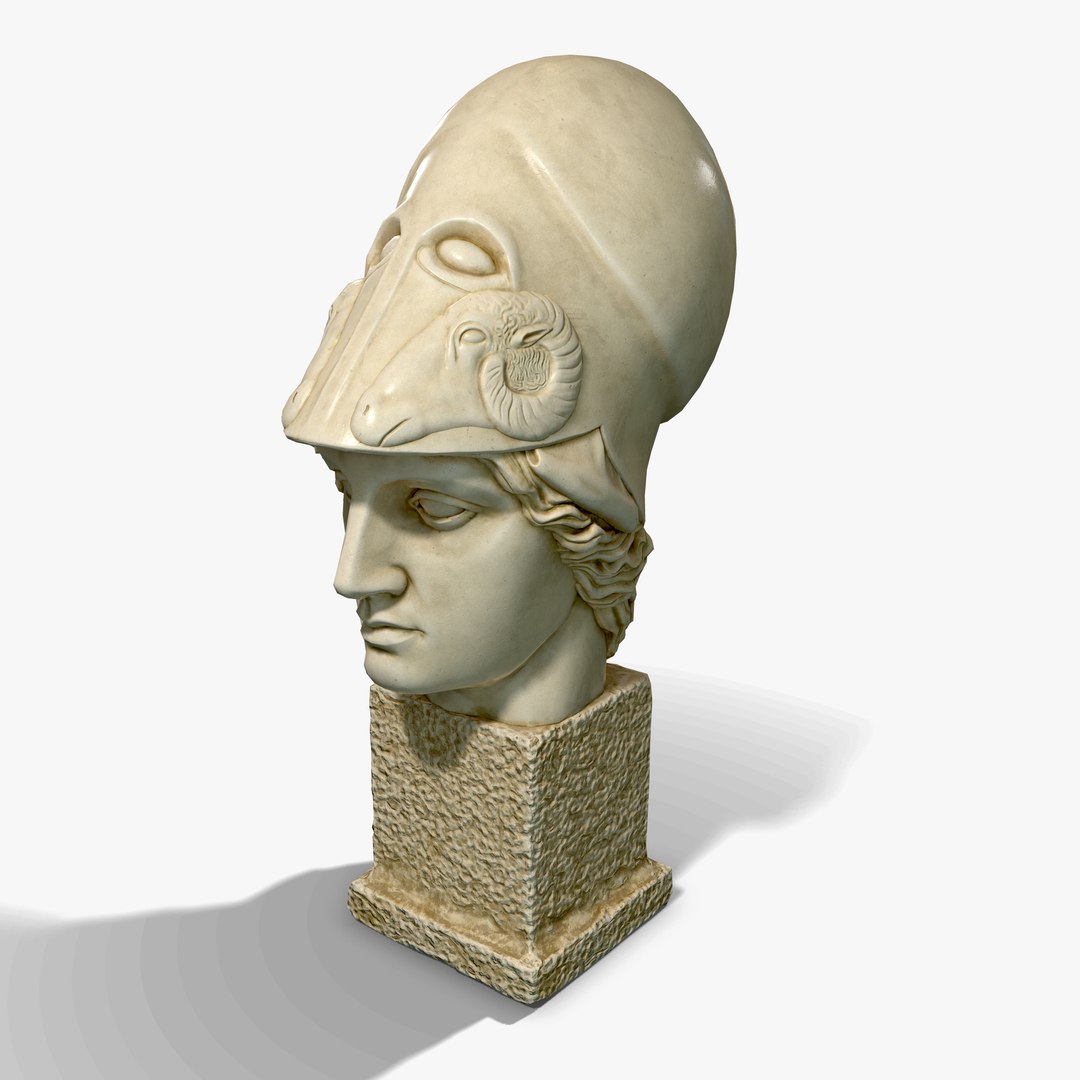 3D Model Athena Bust Pbr - TurboSquid 1384371