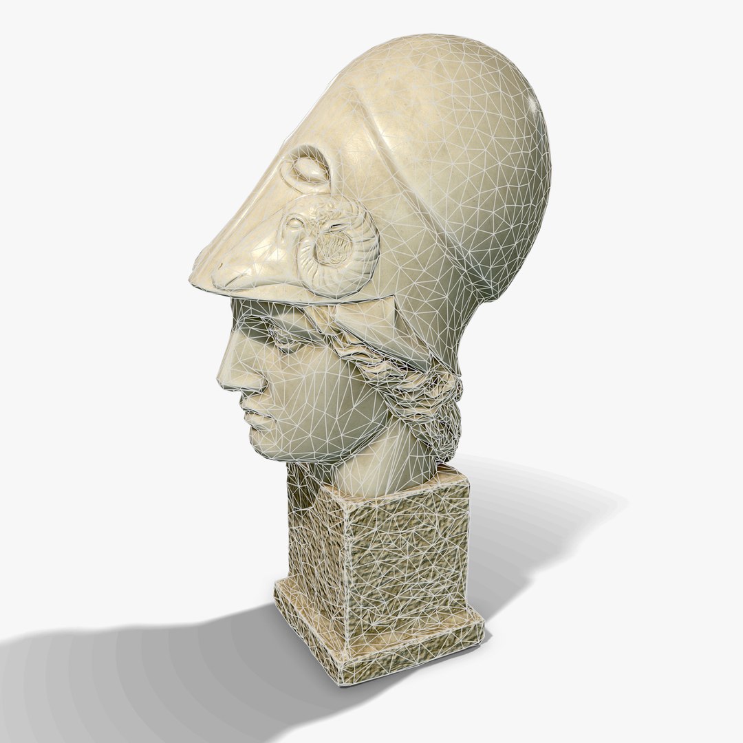 3D Model Athena Bust Pbr - TurboSquid 1384371