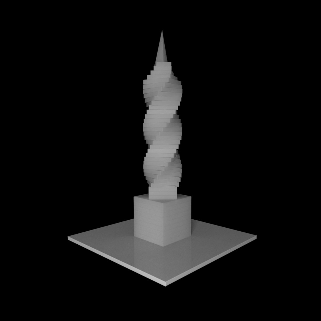 3d Model Of F Tower