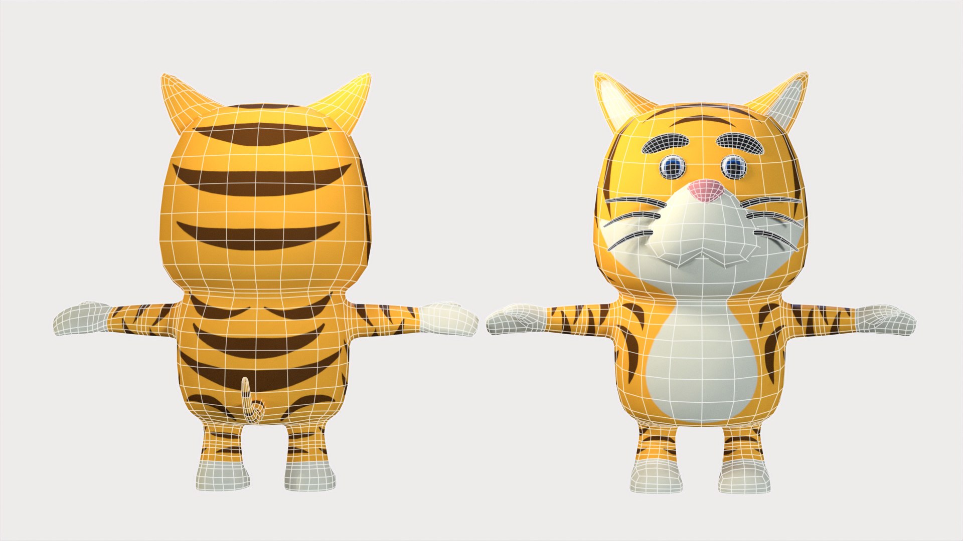 Cartoonish Humanoid Leopard Character Model - TurboSquid 2251564