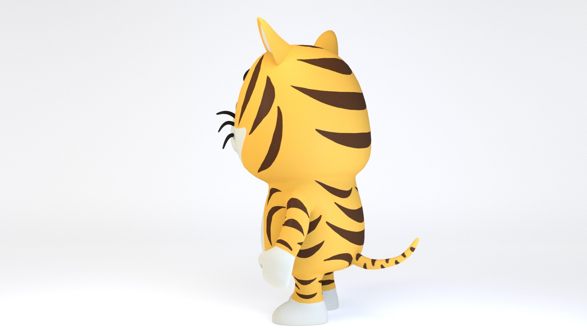 Cartoonish Humanoid Leopard Character Model - TurboSquid 2251564