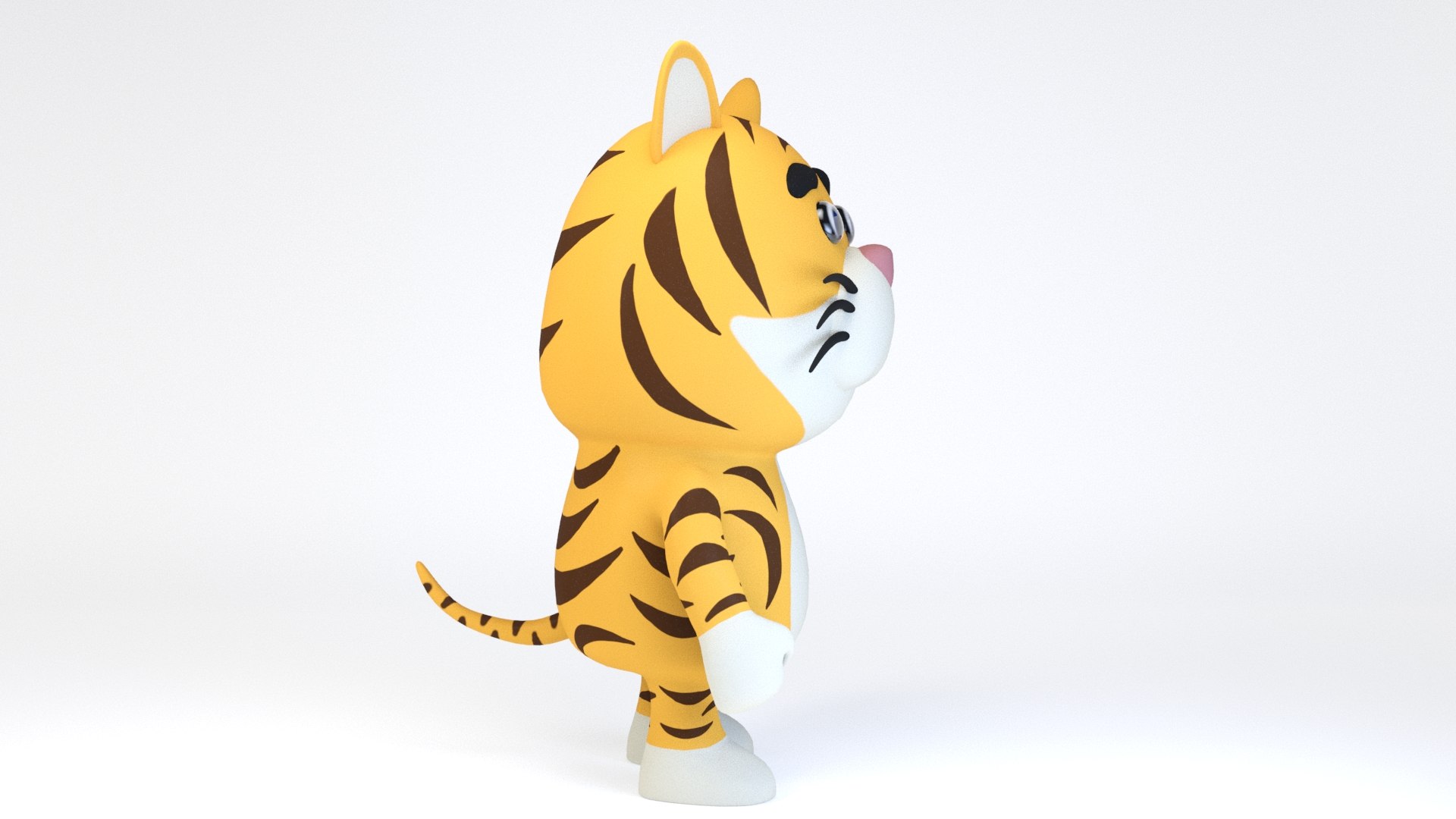 Cartoonish Humanoid Leopard Character Model - TurboSquid 2251564