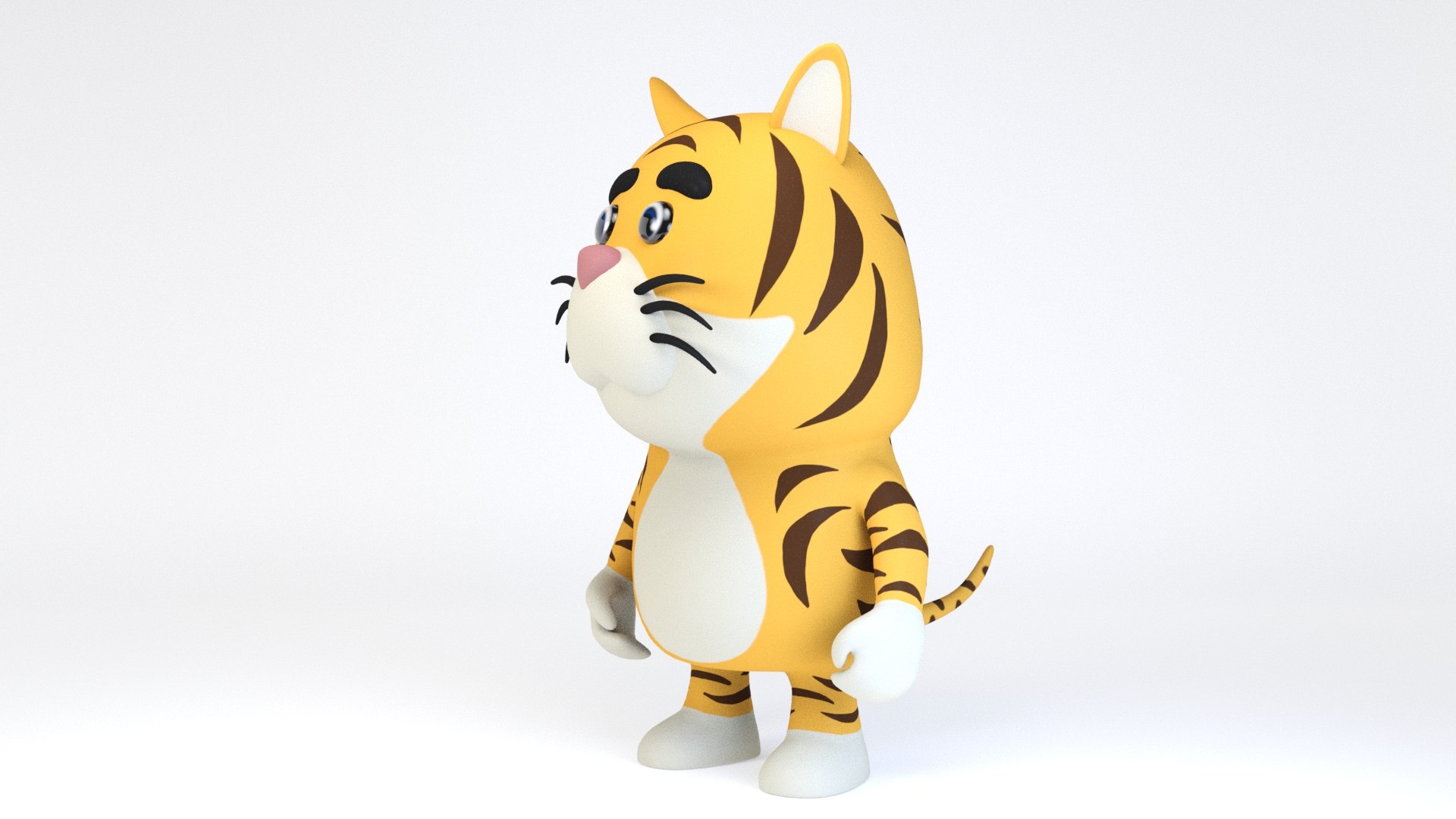 Cartoonish Humanoid Leopard Character Model - TurboSquid 2251564
