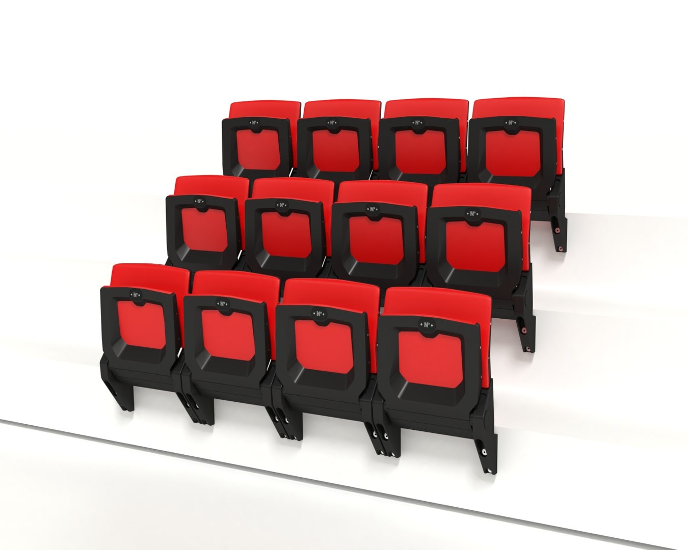 Stadium Seat 3D Model - TurboSquid 1291491